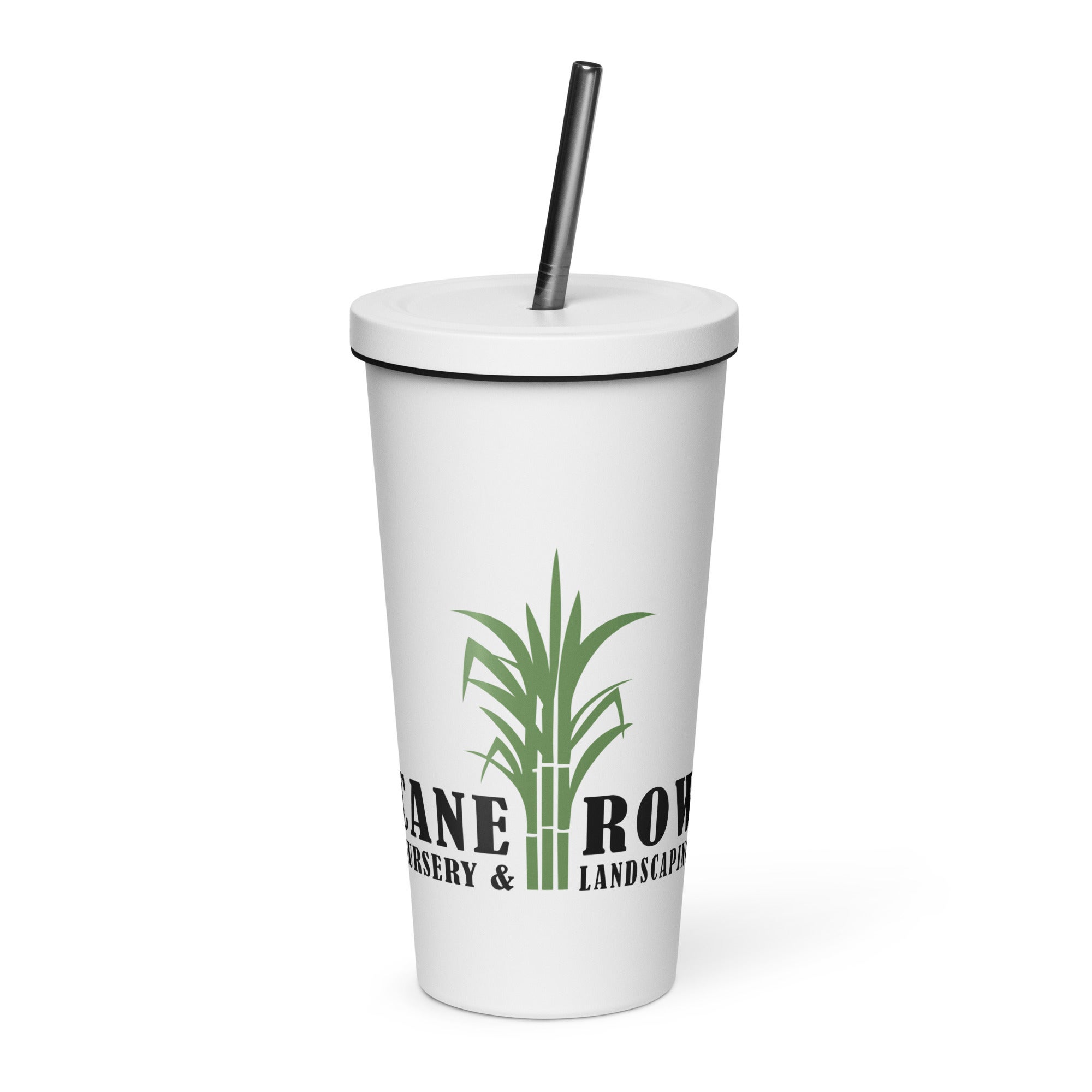 Cane Row Tumbler with straw | Cane Row Nursery & Landscaping